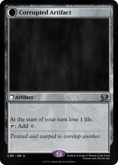 MTGNexus - Holy Artifact // Corrupted Artifact