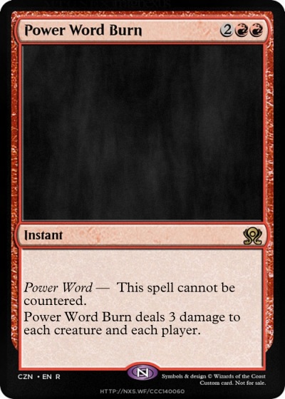 MTGNexus - Power Word Burn