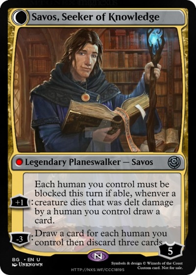 MTGNexus - Savos, Prince of Satori // Savos, Seeker of Knowledge