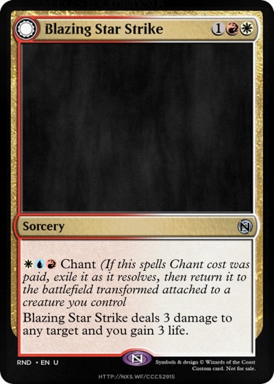 MTGNexus - Blazing Star Strike // Dance of the Stars
