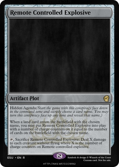MTGNexus - Remote Controlled Explosive