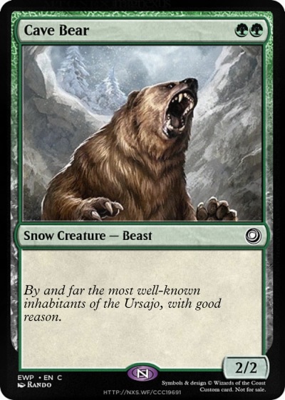 MTGNexus - Cave Bear