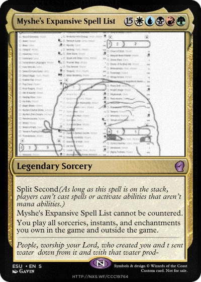 MTGNexus - Myshe's Expansive Spell List