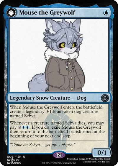 MTGNexus - Mouse the Greywolf // Seryvolg, Irresolute Medic