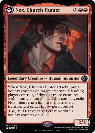 MTGNexus - Nox, Church Hunter // Nox, Vengeance Sworn
