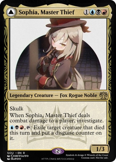 MTGNexus - Sophia, Master Thief // Clever Impersonation