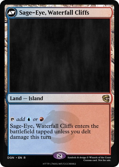 MTGNexus - Sage-Eye, Towering Flats // Sage-Eye, Waterfall Cliffs
