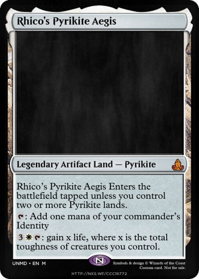 MTGNexus - Rhico's Pyrikite Aegis