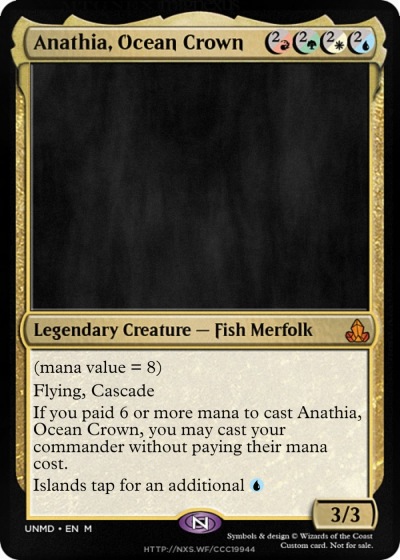 MTGNexus - Anathia, Ocean Crown