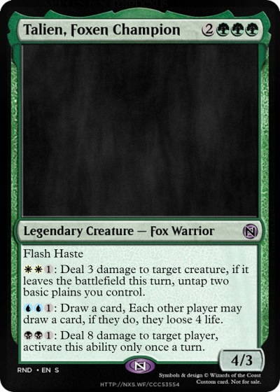 MTGNexus - Talien, Foxen Champion