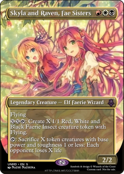 MTGNexus - Skyla and Raven, Fae Sisters