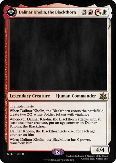 MTGNexus - Dalinar Kholin, the Blackthorn // Dalinar, King of the Radiants