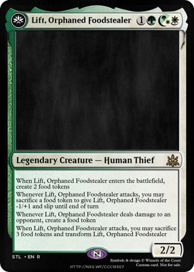 MTGNexus - Lift, Orphaned Foodstealer // Lift, Graceful Edgedancer