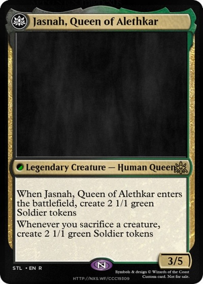 MTGNexus - Jasnah, Heretic Scholar // Jasnah, Queen of Alethkar