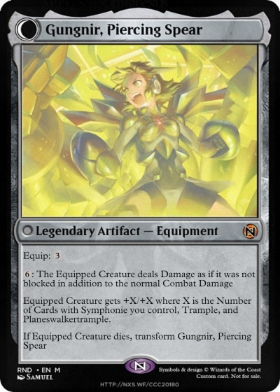 MTGNexus - Hibiki Tachibana // Gungnir, Piercing Spear