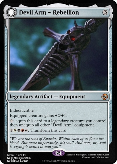 MTGNexus - Devil Arm - Rebellion // Devil Arm - Devil Sword Dante
