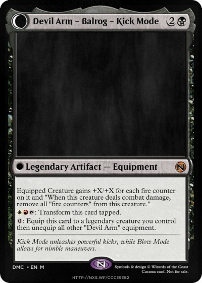 MTGNexus - Devil Arm - Balrog - Blow Mode // Devil Arm - Balrog - Kick Mode