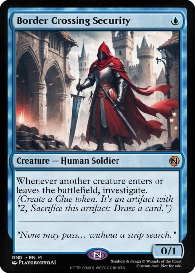 MTGNexus - Border Crossing Security