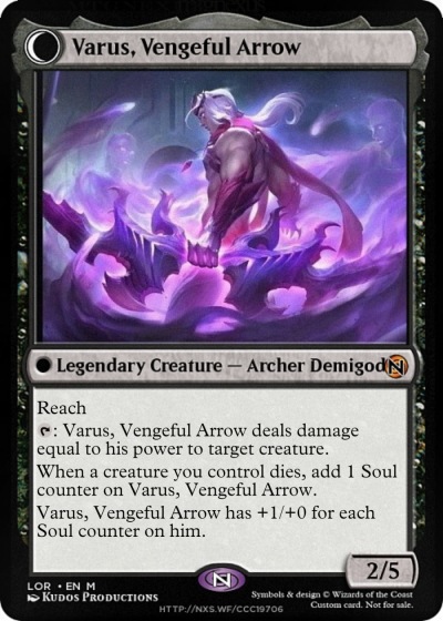 MTGNexus - The Darkin Bow // Varus, Vengeful Arrow