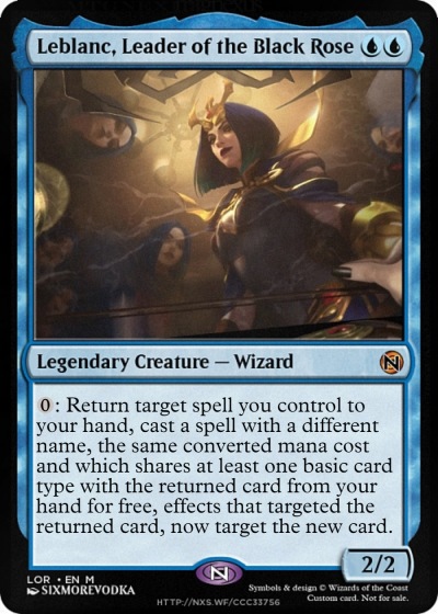 MTGNexus - Leblanc, Leader of the Black Rose