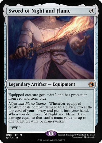 MTGNexus - Sword of Night and Flame