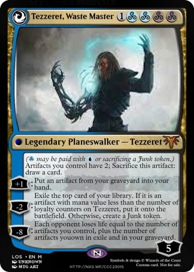 MTGNexus - Tezzeret's Machinations // Tezzeret, Waste Master