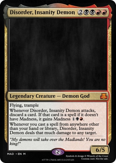 MTGNexus - Disorder, Insanity Demon