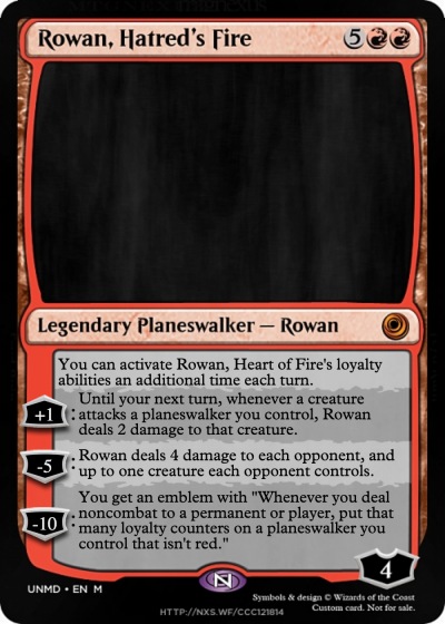 MTGNexus - Rowan, Hatred's Fire