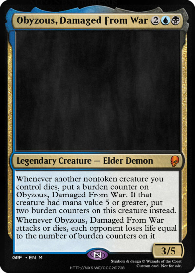 MTGNexus - Obyzous, Damaged From War