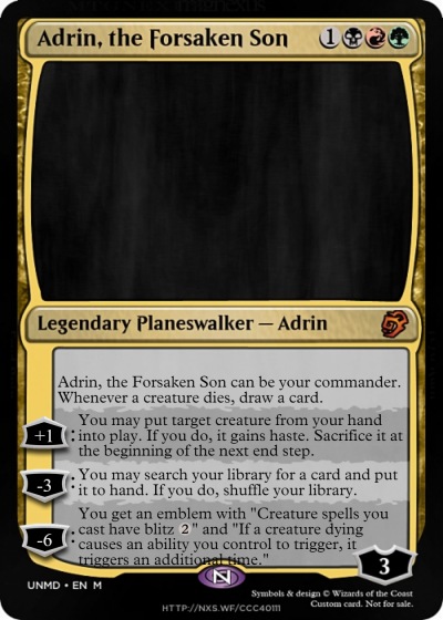 MTGNexus - Adrin, the Forsaken Son