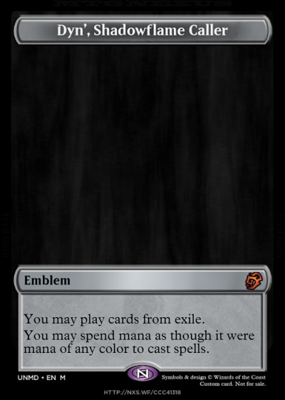 MTGNexus - Dyn', Shadowflame Caller