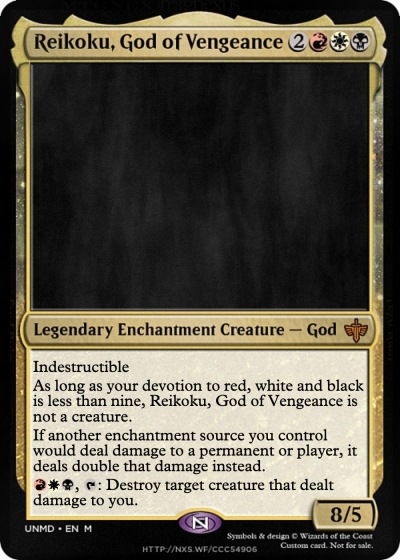 MTGNexus - Reikoku, God of Vengeance