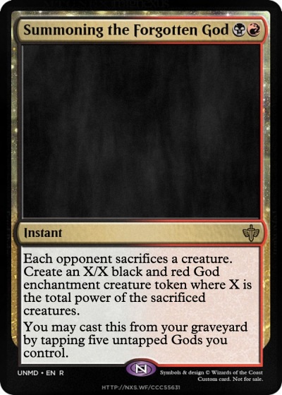 MTGNexus - Summoning the Forgotten God