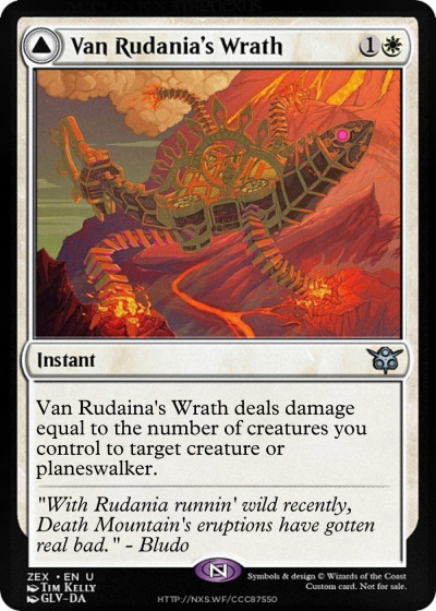 MTGNexus - Van Rudania's Wrath // Death Mountain