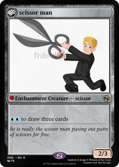 MTGNexus - Life of a pair of scissors // scissor man