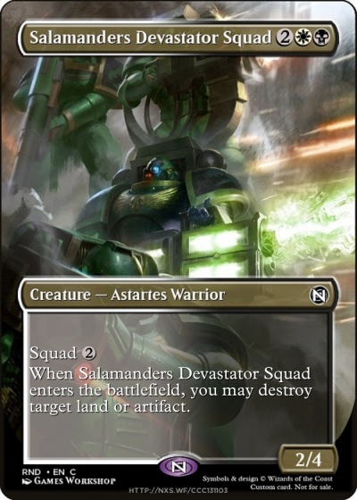 MTGNexus - Salamanders Devastator Squad