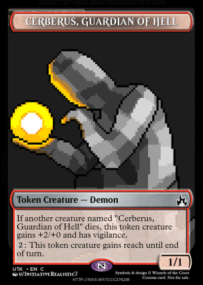 MTGNexus - CERBERUS, GUARDIAN OF HELL