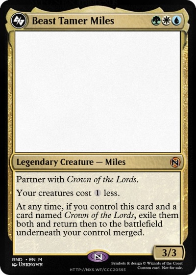 MTGNexus - Beast Tamer Miles // Blank