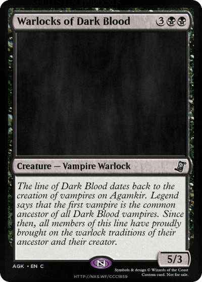 MTGNexus - Warlocks of Dark Blood