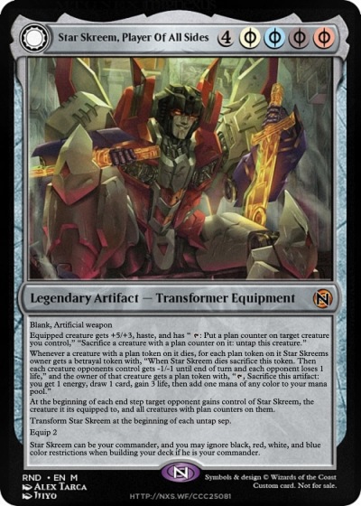 MTGNexus - Star Skreem, Player Of All Sides // Star Skreem, Escape Engine