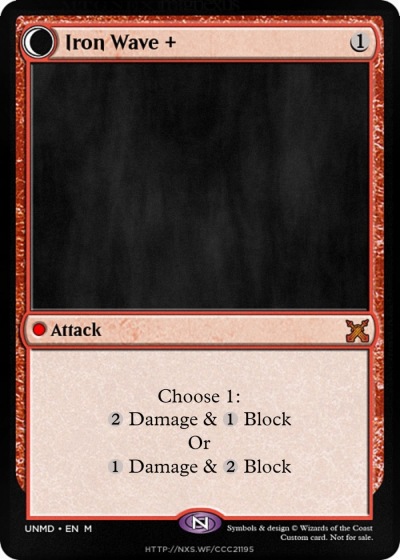 MTGNexus - Iron Wave // Iron Wave