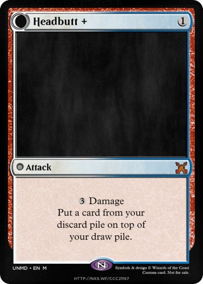 MTGNexus - Headbutt // Headbutt