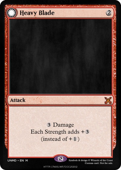 MTGNexus - Heavy Blade // Heavy Blade+