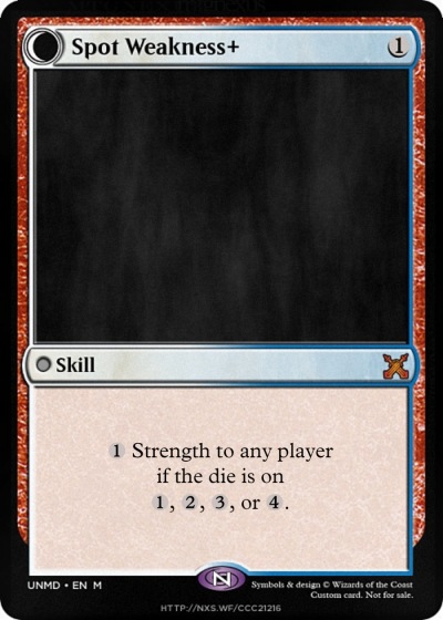 MTGNexus - Spot Weakness // Spot Weakness+