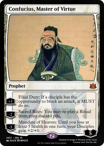 MTGNexus - Confucius, Master of Virtue