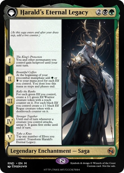 MTGNexus - Harald’s Eternal Legacy // Harald, King of Elves