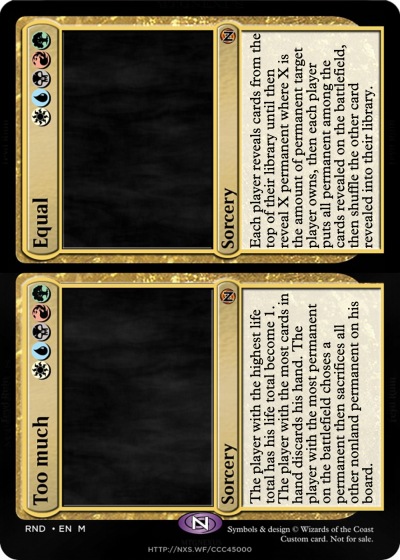 MTGNexus - Too much // Equal