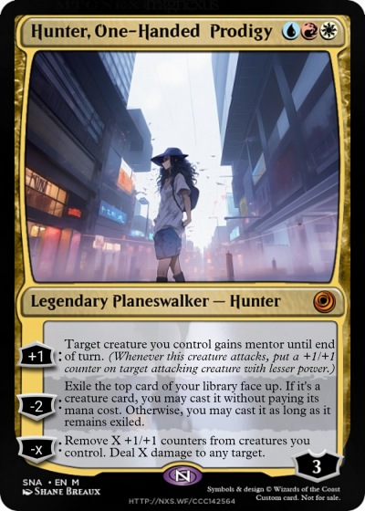 MTGNexus - Hunter, One-Handed Prodigy