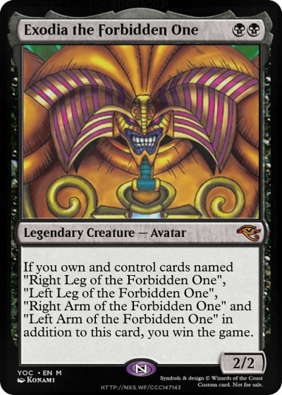MTGNexus - Exodia the Forbidden One