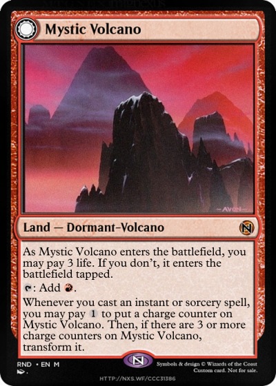 MTGNexus - Mystic Volcano // Lavaborn Mystic